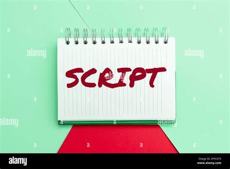 Writing Displaying Text Script Word For Handwriting As Distinct From Print Written Characters