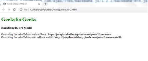 Backbone Js Model GeeksforGeeks
