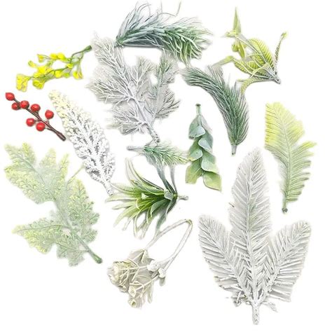 Искусственные ветви и листья 5 шт Aliexpress