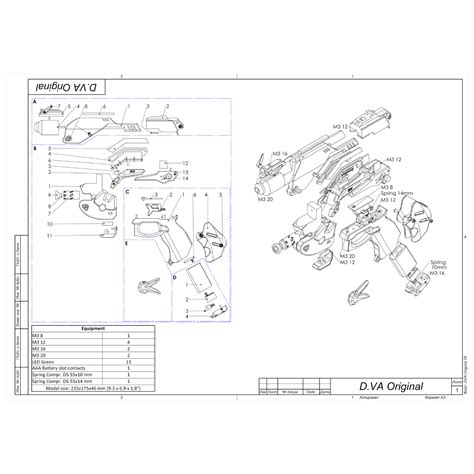 Archivo 3d Dva Gun Overwatch Modelo 3d Imprimible Stl Cad