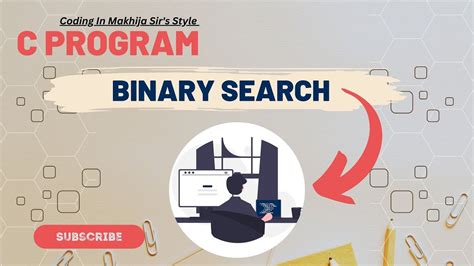 Binary Search C Program Coding Competitiveprogramming Youtube