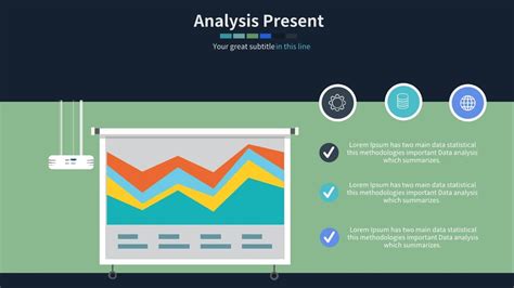 Presentation Screen With Line Graph Google Slide Theme And Powerpoint Template Slidedocs