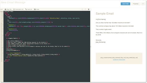 Html Email Sample PDF Template