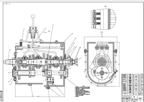 中间轴式五挡变速器设计（锁环式同步器组合） 1319708 Autocad 2007 模型图纸下载 懒石网