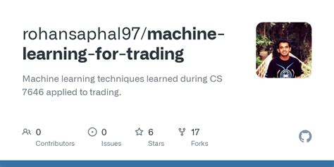 GitHub Rohansaphal Machine Learning For Trading Machine Learning Techniques Learned During