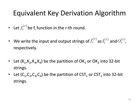 Ppt Cryptanalysis Of 256 Bit Key Hyral Via Equivalent Keys Powerpoint Presentation Id2718960