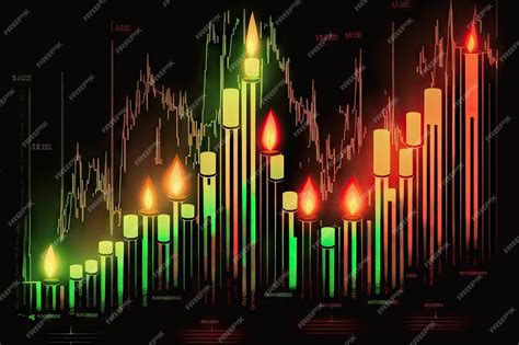 Premium Photo Investment Candlestick Graph Chart Of Stock Market With Green And Red Color