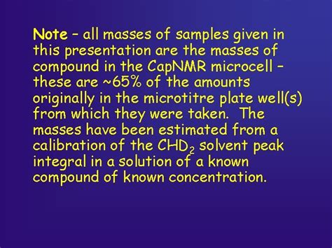 Rapid Dereplication Using Capillary Nmr And A Database