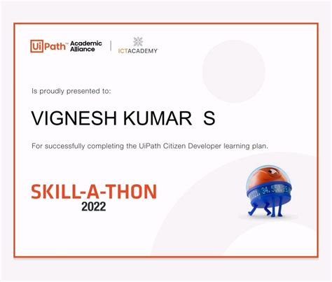 Vignesh Kumar S On Linkedin Rpaskills Rpacitizendeveloper