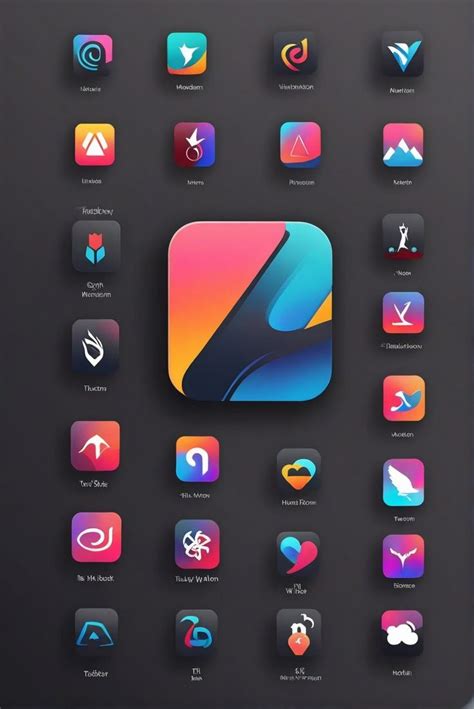 Modern App Icon Logo Design Ispirazione Design Branding