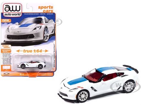 2018 Chevrolet Corvette Grand Sport Arctic White 164 Auto World 64452