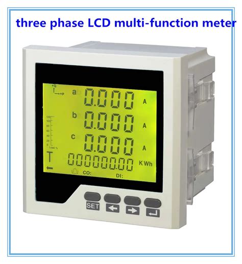 Three Phase LCD Series Multi Meter Multifunction Meter Digital Panel Meters Harmonic Measure