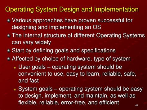 Ppt Chapter 2 Operating System Structures Powerpoint Presentation
