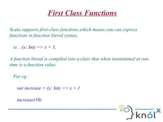 Scala Functions PPT