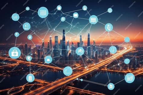 Smart Industry And Automation Concept Internet Of Things Iot Technology