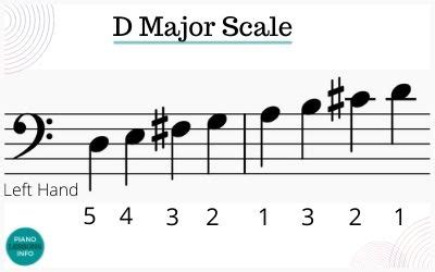 D Major Scale On Piano Notes Fingering And How To