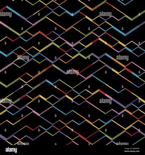 Vector Geometric Cubes Background Dark Isometric Pattern Stock Vector Image And Art Alamy