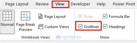 Fixed Excel Gridlines Not Showing By Default 3 Solutions
