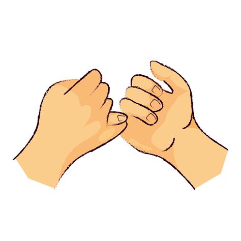 Pinky Promise As A Symbol Of Friendship Png