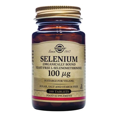 Solgar Selenium Immune System 100 X 100ug Tablets