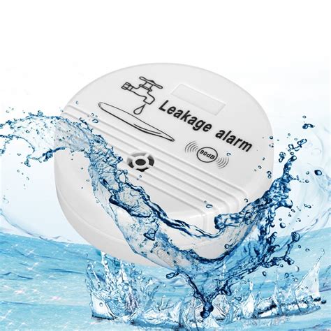 Water Leakage Detector Abs Wireless Water Leak Detector Water Sensor Alarm Leak Alarm Home
