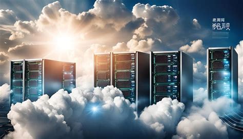 Cloud Computing Data Transfer Future Infrastructure Security Premium Ai Generated Image