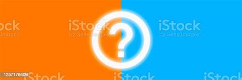 주황색과 파란색 배경에 흰색 물음표 사인을 표시하고 공간을 복사합니다 3d 일러스트레이션 0명에 대한 스톡 사진 및 기타 이미지 0명 3차원 형태 개념 Istock