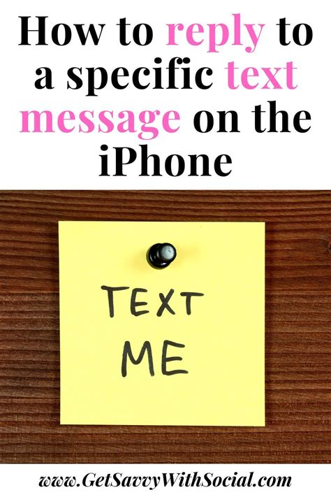 How To Reply To A Specific Text Message On The Iphone Artofit
