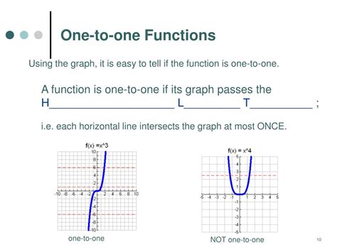 Ppt 6 2 One To One Functions Inverse Functions Powerpoint Presentation Id 5306490