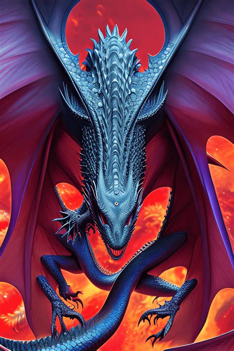 Fractal Gems Dragon · Creative Fabrica