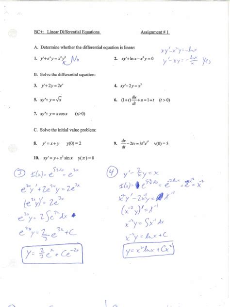 answers to assignments 1 6 pdf