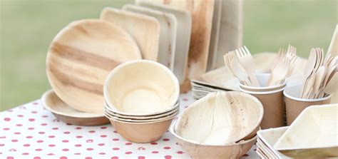 나무를 베지않고 만드는 야자나뭇잎 접시 본플라