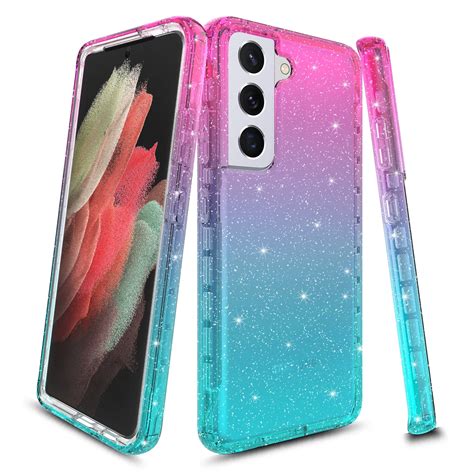 Samsung Galaxy S21 Plus 5g Case Rosebono Hybrid Bling Glitter Sparkle