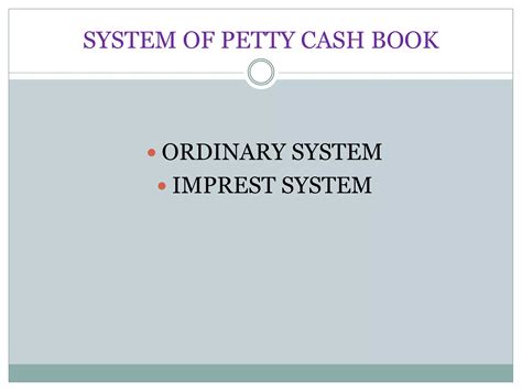 Petty Cash Book Pptx