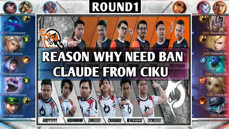 Claude Ciku Ditakuti Lawan Todak Vs Smg Round1 Mlbb Mpl Mysg S5