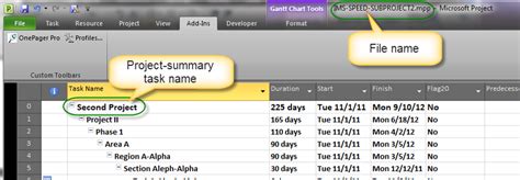 making multi project graphs from separate microsoft project plans