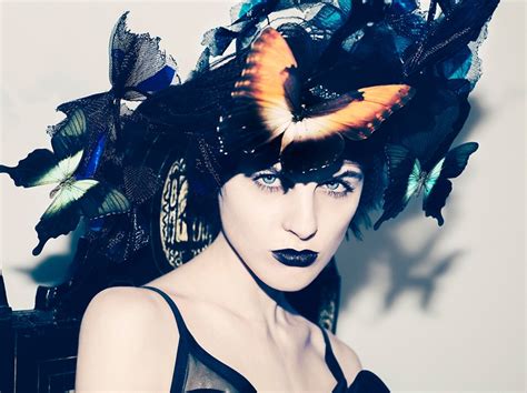 Lida Fox In Butterfly Couture For Cr Fashion Book By Arnaud Pyvka