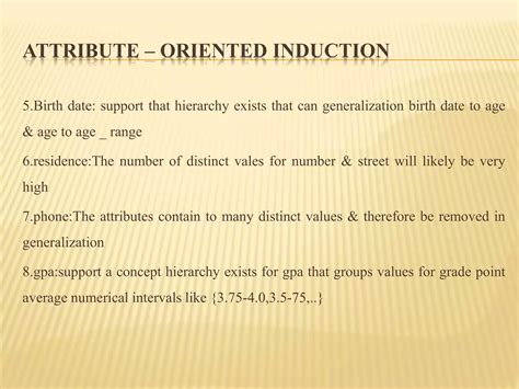 Data Generalization And Summarization Pptx