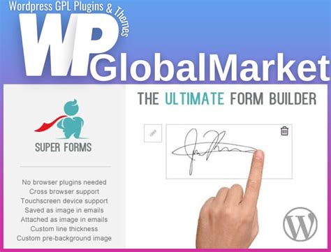 Super Forms Signature Add On Wordpress Gpl Plugin And Theme Market