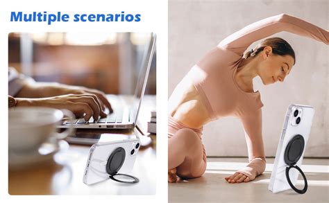 Gcqoo Magnetic Phone Ring Holder For Popsocket Kickstand