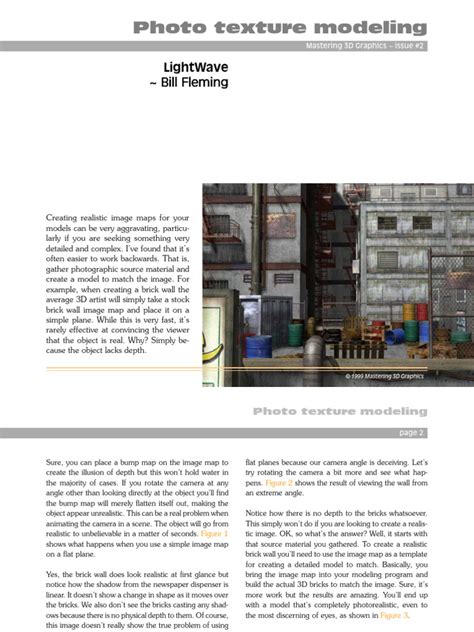 photo texture modeling ~ lightw bill fleming pdf texture mapping