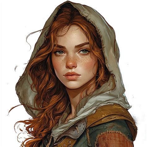 Dnd Pathfinder Square Character Portrait I 2025 Rödhåriga