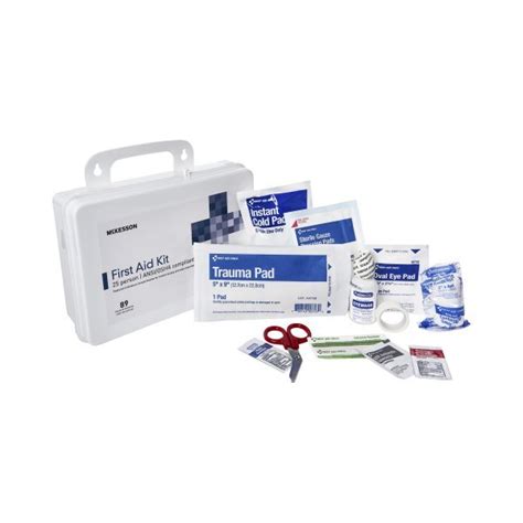 Mckesson 25 Person First Aid Kit Cart Health