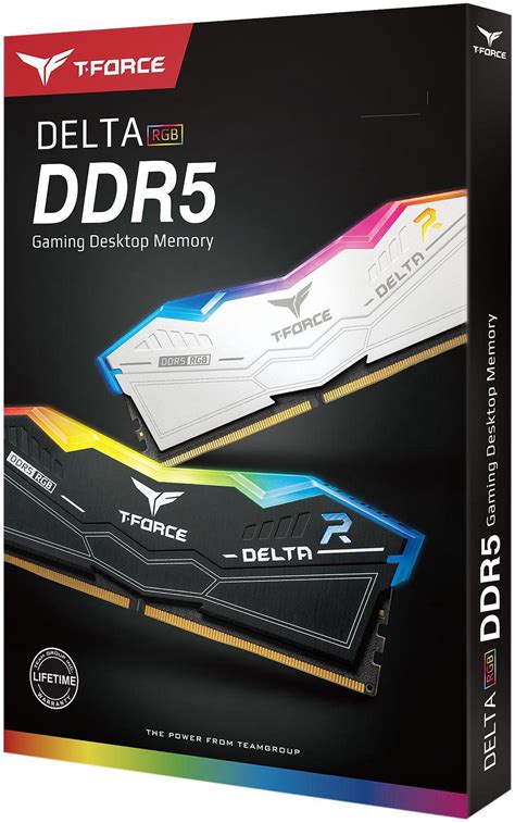 Team T Force Delta Rgb 32gb 2 X 16gb 288 Pin Pc Ram Ddr5 6400 Pc5 51200 Desktop Memory Model
