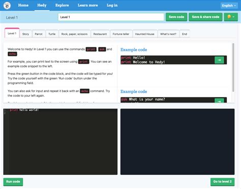 Github Hedyorghedy Hedy Is A Gradual Programming Language To Teach