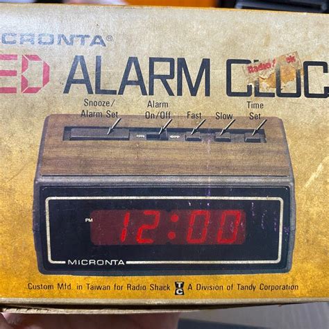Vintage Micronta Radioshack Digital Alarm Clock On Carousell Vintage Micronta Radioshack Digital Alarm Clock On Carousell
