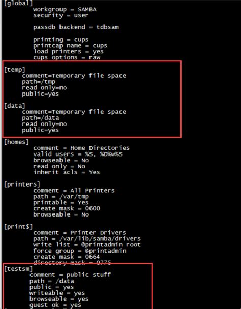 Linux配置samba 服务器 xiewg 博客园