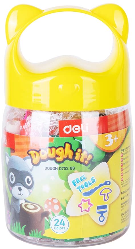 საძერწი მასა Deli 24 ფერი · საკანცელარიო