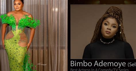 Bimbo Ademoye Wins Best Actress In A Comedy Award At Amvca