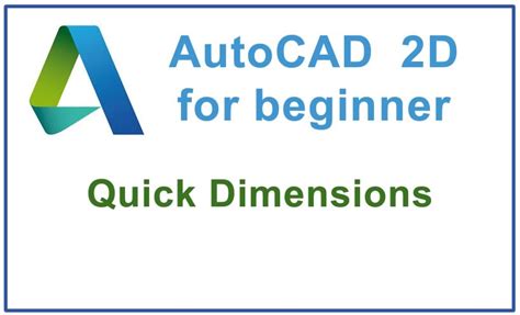 How To Use Quick Dimensions Tutorial AutoCAD